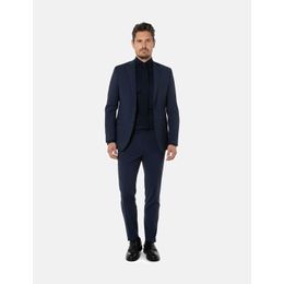 Thomas Goodwin Herren Anzug "Anzug", blau, Gr. 46, unifarben, 52% Polyester, 43% Wolle, 5% Elasthan, Anz&uuml;ge, im Slim-Fit, 10103-0-20707