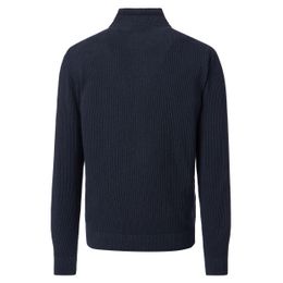 Casamoda Herren Strickjacke "Casamoda Strickjacke uni", blau, Gr. L, 100% Baumwolle, Strickjacken