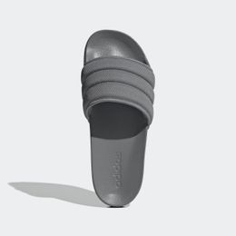 Damen Pantolette "ADILETTE NOSHOWER SLIDES", adidas Sportswear, Gr. 42grau three, grau three, grau three, Textil, Schuhe
