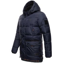 STONE HARBOUR Herren Steppjacke "Mironoo", blau, Gr. XXL, Oberstoff: 100% Polyester; Futter: 100% Polyester; Wattierung: 100% Polyester; &Auml;rmelfutter:
