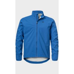 Sch&ouml;ffel Outdoorjacke SCH&Ouml;FFEL "Jacket Style Lurbek MNS", Herren, Gr. 50, 8405, blau, Oberstoff: 100% Polyester; (Membran: Thermoplastisches Polyurethan), regular fit, hoch geschlossener Ausschnitt, Jacken Outdoorjacke