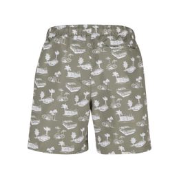 Urban Classics Herren Badeshorts "Urban Classics Herren Pattern Swim Shorts", gr&uuml;n, Gr. M, 100% Polyester, Badehosen