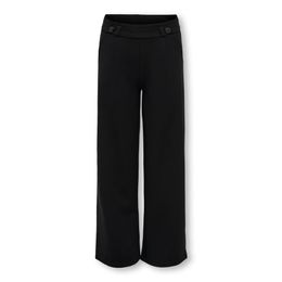 KIDS Only M&auml;dchen Schlupfhose "KOGGEGGO LIFE LONG PANT JRS NOOS"schwarz, Gr. 128, unifarben, Web, Obermaterial: 95% Polyester, 5% Elasthan, Hosen