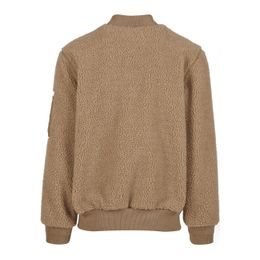 Brandit Herren Allwetterjacke "Brandit MA1 Sherpa Jacket", beige, Gr. XL, unifarben, 100% Polyester, Jacken