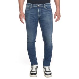 Damen Slim-fit-Jeans "700/11JO", blau, Gr. 34, Le Temps Des Cerises, 98% Baumwolle, 2% Elasthan, Jeans, in tollem Slim Fit-Schnitt