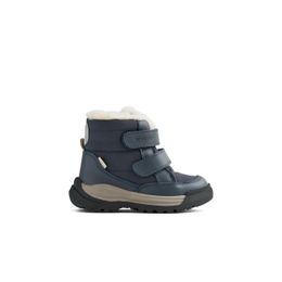Wheat M&auml;dchen Stiefel "Wheat Winterboot Millas Tex", Gr. 31, blau, Leder, unifarben, Schuhe