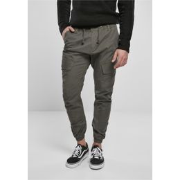 Brandit Herren Cargohose "Brandit Herren Ray Vintage Trousers", gr&uuml;n, Gr. XXL, unifarben, 98% Baumwolle, 2% Elasthan, Hosen
