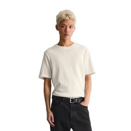 Marc O'Polo Herren T-Shirt "aus softer Slub-Jersey-Qualit&auml;t", wei&szlig;, Basic, Gr. S, MARC O'POLO DENIM, unifarben, Obermaterial: 100% Baumwolle, Shirts