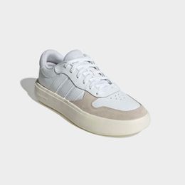 Herren Sneaker "LITECOURT", adidas Sportswear, Gr. 40, wei&szlig;, Leder, Synthetik, Schuhe