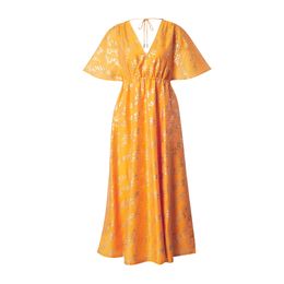 Second Female Kleid 'Honesty' Damen Gr&ouml;&szlig;e 36 gold / apricot Sommerkleid