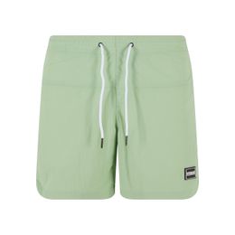 Urban Classics Herren Badeshorts "Urban Classics Herren Block Swim Shorts"vintagegr&uuml;n, Gr. S, 100% Polyamid, Badehosen