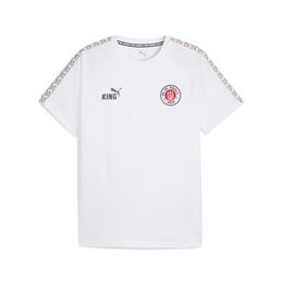 Puma Funktionsshirt 'FC St. Pauli King' Herren Gr&ouml;&szlig;e XL dunkelbraun / rot / wei&szlig;