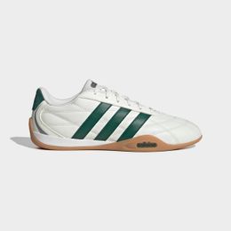 Herren Sneaker "GROUNDPULSE", adidas Sportswear, Gr. 44core wei&szlig;, collegiate gr&uuml;n, gum 3, Leder, Synthetik, Schuhe