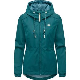 Ragwear Damen Funktionsjacke "Dankka"ocean, Gr. L, Obermaterial: 100% Polyester; Innenfutter: 100% Polyester, Jacken, Funktionelle &Uuml;bergangsjacke mit