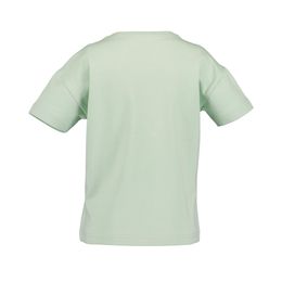 Blue Seven M&auml;dchen T-Shirt, gr&uuml;n, Gr. 122, bedruckt, unifarben, Single Jersey, Obermaterial: 95% Baumwolle, 5% Elasthan, Shirts, mit s&uuml;&szlig;en