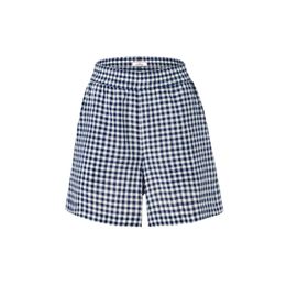 Tchibo - Karierte Webshorts - Damen - Gr. 36 - dunkelblau/kariert
