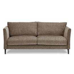 Tchibo - 3-Sitzer-Sofa - 187x95x84cm - schwarz - Polyester / Metall