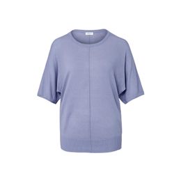 Tchibo - Feinstrick-Shirt aus Leinenmix - Damen - Gr. L - hellblau