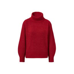Tchibo - Grobstrick-Pullover mit Rollkragen - Damen - Gr. L - rot