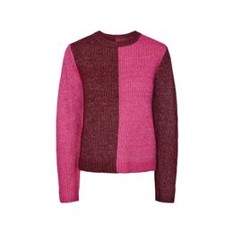 Tchibo - Grobstrick-Pullover - Damen - Gr. L - weinrot