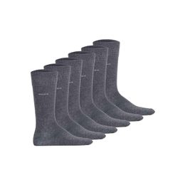 Kurzsocken BOSS "Socken 6er Pack", Herren, Gr. 39-42, grau, Obermaterial: 75% Baumwolle CO. 23% Polyamid PA. 2% Elasthan EL., Socken