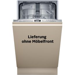 Neff vollintegrierbarer Geschirrsp&uuml;ler "S853HKX20E", Energieeffizienz: E (A-G), silber, B:45cm H:82cm T:55cm, Geschirrsp&uuml;ler, mit Rack Matic