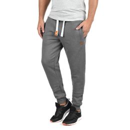 !Solid Jogginghose SOLID "Jogginghose SDBenn", Herren, Gr. XXL, N-Gr, grau (grau mel), Obermaterial: 50% Baumwolle CO. 50% Polyester PES., Hosen Jogginghose