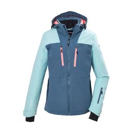 Skijacke Killtec "KSW 283 WMN SKI JCKT", Damen, Gr. 44, blau, Obermaterial: 100% Polyester;Futter: 100% Polyamid;F&uuml;llung: 100% Polyester, Jacken Skijacke, Wind- und wasserdichte Skijacke, atmungsaktiv, verstellbar