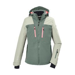 Skijacke Killtec "KSW 283 WMN SKI JCKT", Damen, Gr. 44, graugr&uuml;n, Obermaterial: 100% Polyester;Futter: 100% Polyamid;F&uuml;llung: 100% Polyester, Jacken Skijacke, Wind- und wasserdichte Skijacke, atmungsaktiv, verstellbar