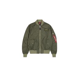 Bomberjacke Alpha Industries "MA-1 TTC Light", Herren, Gr. M, gr&uuml;n (schwarz olive), Obermaterial: 100% Nylon, Futter: 100% Nylon, Jacken Bomberjacke
