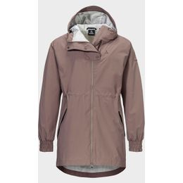 Sch&ouml;ffel Parka SCH&Ouml;FFEL "Parka Style Bohorok WMS", Damen, Gr. 44, 3905, braun, Oberstoff: 100% Polyester; (Membran: Thermoplastisches Polyurethan); Futter: 100% Polyester, relaxed fit, hoch geschlossener Ausschnitt, Jacken Parka