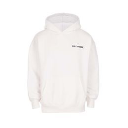 Kapuzenpullover DROPSIZE "Dropsize HEAVY OVERSIZE LUXURY HOODIE", Herren, Gr. S, cream wei&szlig;, 70% Baumwolle, 30% Polyester, mehrfarbig, oversize, ohne Ausschnitt, Pullover Kapuzenpullover