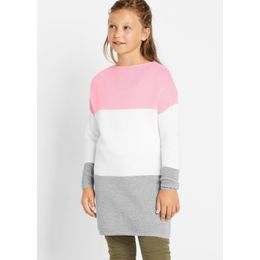bonprix Longpullover, rosa, mit Baumwolle