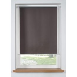 bonprix Verdunkelungsrollo einfarbig schnurlos, grau, Gr.210x80 cm, Verdunkelung f&uuml;r Deine R&auml;ume