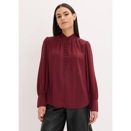 bonprix Chiffon Tunikabluse, rot