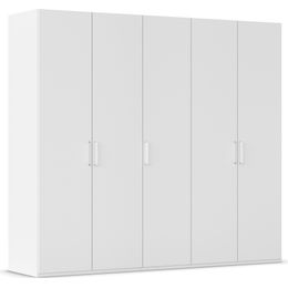 Dreht&uuml;renschrank Rauch "Kleiderschrank Schrank Garderobe Schlafzimmerschrank EVELYN", wei&szlig; (alpinwei&szlig;), B:251cm H:223cm T:60cm, Holzwerkstoff, Schr&auml;nke, Dreht&uuml;renschrank, in elegantem Stil, viel Stauraum 4 Breiten und 2 H&ouml;hen MADE IN GERMANY