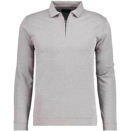 Poloshirt Ragman, Herren, Gr. XL, silbergrau, 70% Baumwolle 30% Polyester, regular fit, ohne Ausschnitt, Shirts Poloshirt