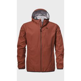 Sch&ouml;ffel Outdoorjacke SCH&Ouml;FFEL "Jacket Style Migandi MNS", Herren, Gr. 54, 5590, rot, Oberstoff: 100% Polyester; (Membran: Thermoplastisches Polyurethan), regular fit, hoch geschlossener Ausschnitt, Jacken Outdoorjacke