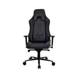 Arozzi Vernazza Soft Fabric, Gaming-Stuhl schwarz, Pure Black