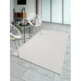 Teppich the carpet "Mistra", beige (creme), B:160cm H:10mm L:220cm, Polypropylen, Teppiche, Teppich, moderner robuster In und Outdoor Teppich