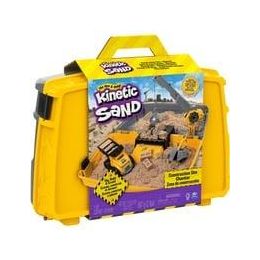Spin Master Kinetic Sand - Baustellen-Koffer, Spielsand