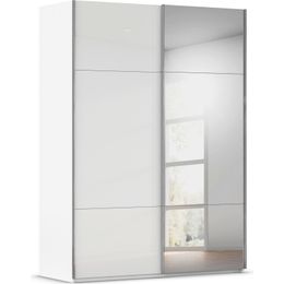 Schwebet&uuml;renschrank Rauch "Kleiderschrank Schrank Garderobe Schlafzimmerschrank CONTIDO", wei&szlig; (alpinwei&szlig;, glas kristallwei&szlig;), B:162cm H:223cm T:68cm, Holzwerkstoff, Schr&auml;nke, Schwebet&uuml;renschrank, aus hochwertigem Material in 6 Breiten 2 Griff-Farben MADE IN GERMANY