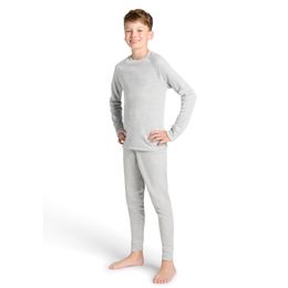 Thermounterw&auml;sche-Set CMP "Skiw&auml;sche-Set - f&uuml;r Kinder", Kinder, Gr. 176, grau (grigio meliert), Obermaterial: 100% Polyester, Bekleidungssets Thermounterw&auml;sche-Set, Atmungsaktiv & schnelltrocknend & f&uuml;r Kinder