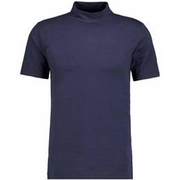 T-Shirt Ragman, Herren, Gr. M, blau (marineblau), Jersey, 96% Baumwolle 4% Elasthan, regular fit, Rundhals, Shirts T-Shirt