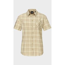 Sch&ouml;ffel Outdoorbluse SCH&Ouml;FFEL "Blouse Style Frolya WMN", Damen, Gr. 38, 4105, beige, Oberstoff: 81% Polyester, 14% Nylon, 5% Elasthan, bequem, V-Ausschnitt, Blusen Outdoorbluse
