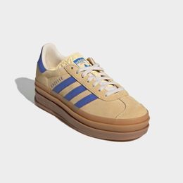 Plateausneaker adidas originals "GAZELLE BOLD", M&auml;dchen, Gr. 37, orange tint, real lila, wonder wei&szlig;, Leder, Synthetik, Schuhe Plateausneaker, f&uuml;r Kinder & Jugendliche