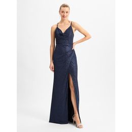 Marie Lund Abendkleid Damen Gr&ouml;&szlig;e 40 marine Winterkleid