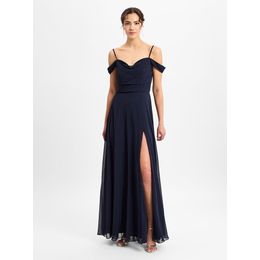 Marie Lund Evening Dress female Blue size 44