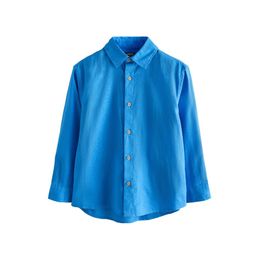 next Button Up Shirt boy Blue size 6 yrs