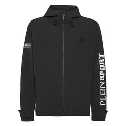 Plein Sport Between-Season Jacket 'Scratch' male Black size XXL